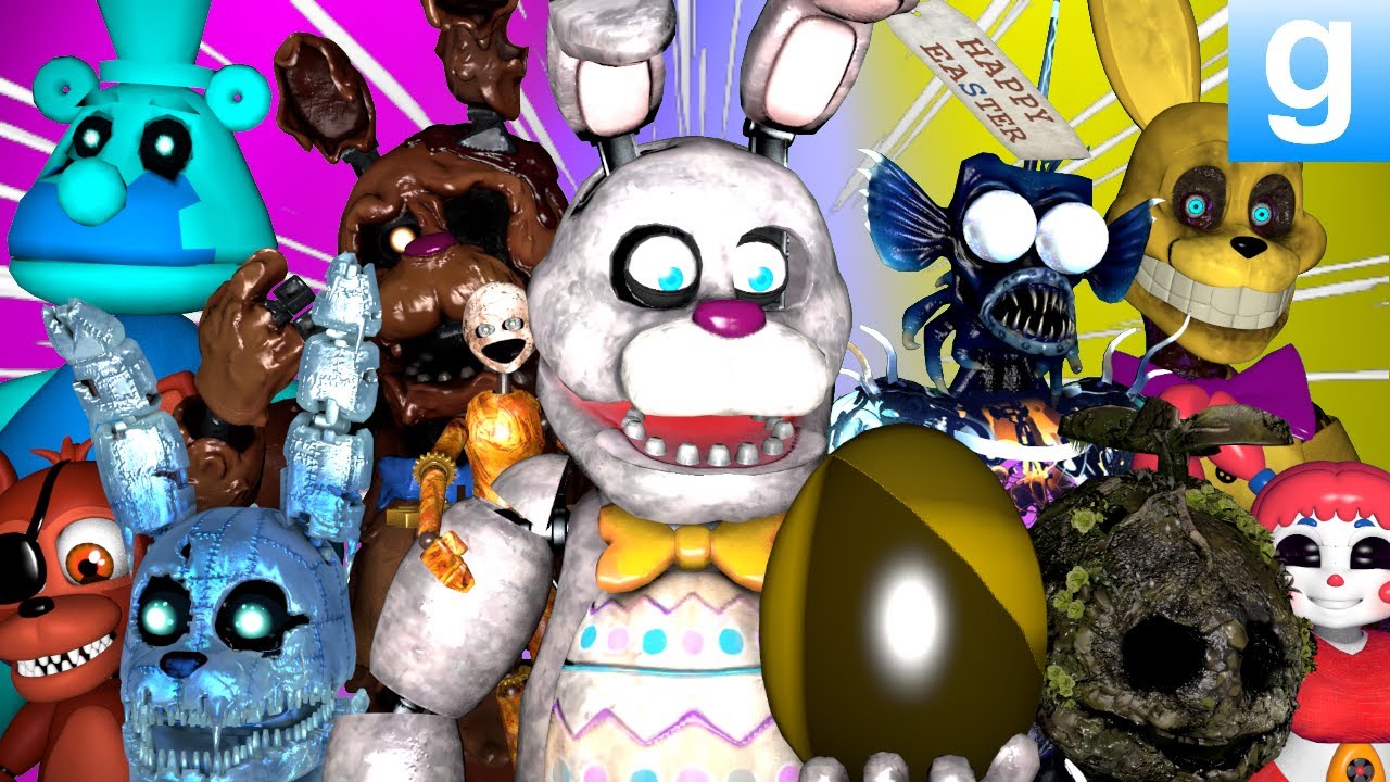 GMOD FNAF|Easter Bonnie's Easter Egg Hunt(Late Easter Special) - YouTube