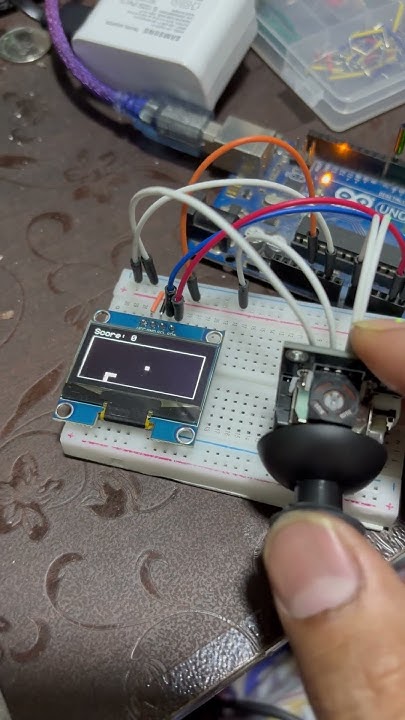 Arduino Project with joystick #arduino #ultrasound #arduinoproject - YouTube