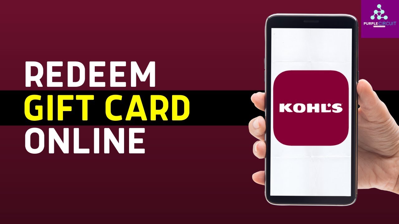 How To Redeem Kohl's Gift Card Online 2024 | Use Kohl's KMC Gift Card ...