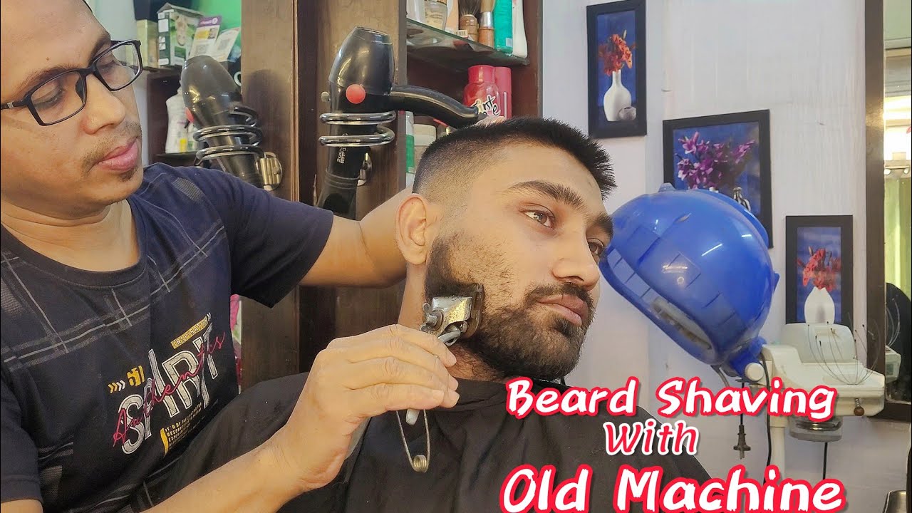 Beard Setting Old Style | Old Manual Hair Clippers | Old-school ...