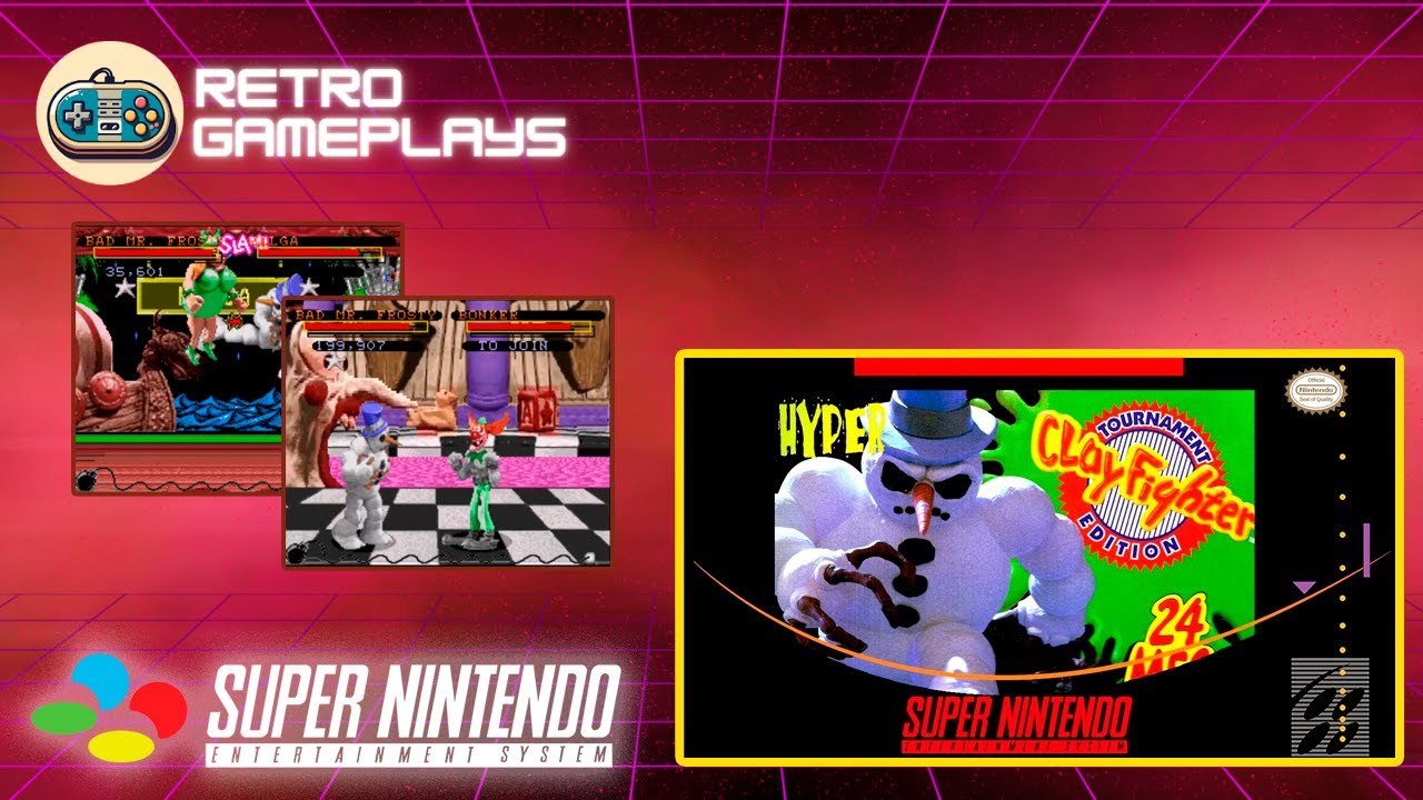 Clay Fighter Tournament Edition (Super Nintendo) - YouTube