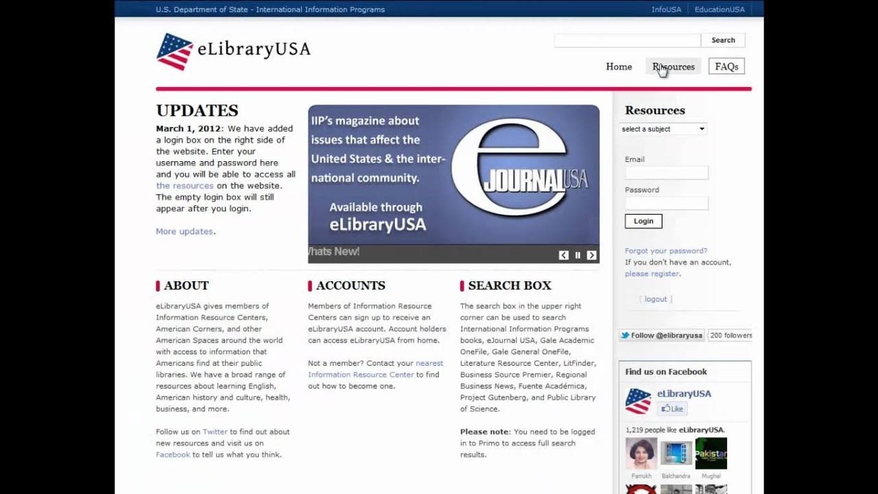 eLibraryUSA, la biblioteca al alcance de tus manos - YouTube