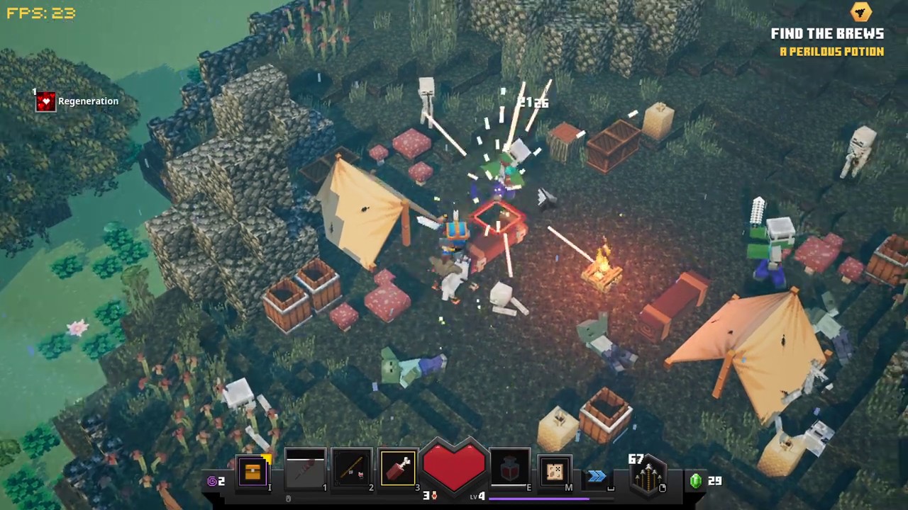 Minecraft Dungeons ep 2 Soggy swamp - YouTube