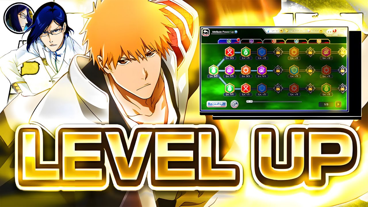 NEW Attribute Tree Function ! MORE LVLS , STATS & SKILLS - Bleach Brave ...