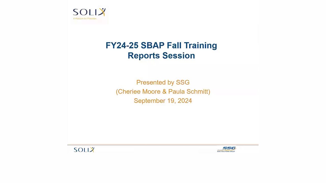 SBAP Reports & How to Use Them | FY24-25 SBAP Session - YouTube