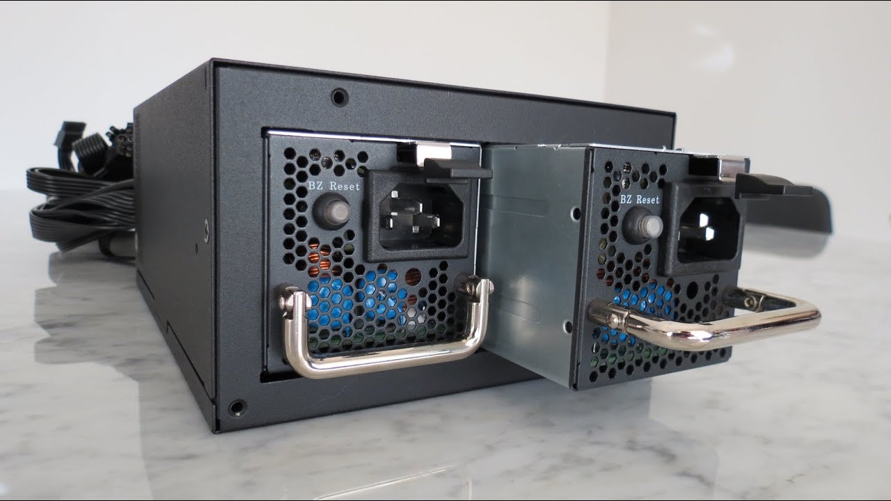 PRUEBA REDUNDANCIA FUENTE DE PODER FSP TWINS PRO 900W - YouTube