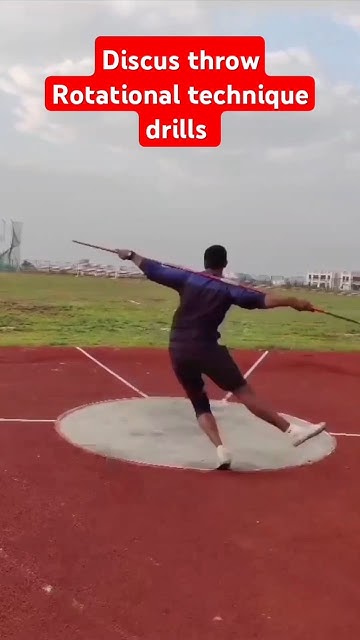 Discus throw Rotational technique drills#shortsviral#indorphysicalacademyindorphysical#viral# ...