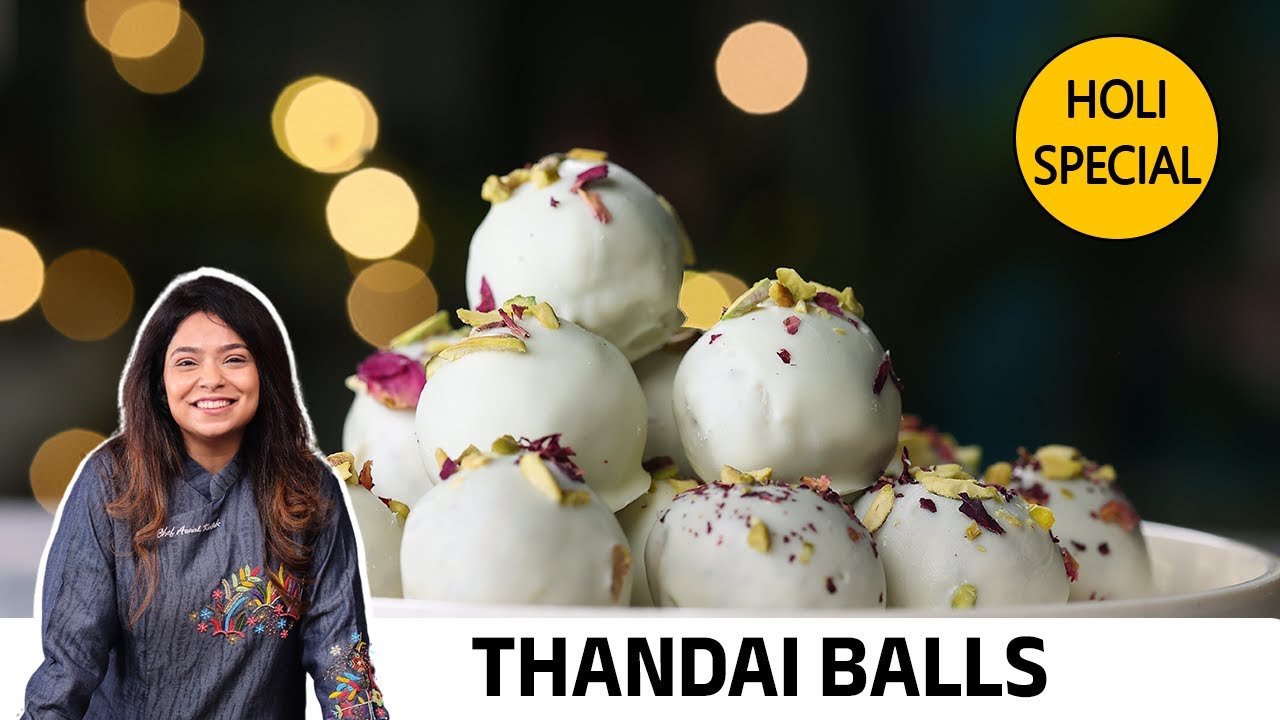 Thandai Chocolate Truffle Balls | Happy Holi | Holi Special Recipe ...