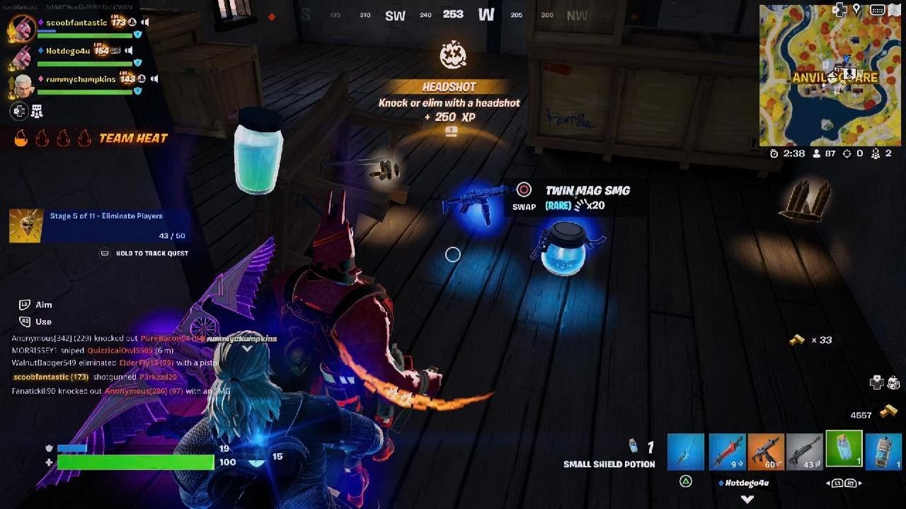 Fortnite Hot Anvil Drop - YouTube