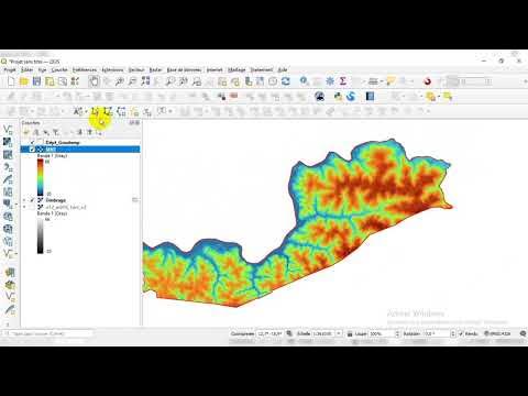 🔴 QGis : Générer le Relief et les Courbes de niveau à partir d'un MNT/SRTM avec Qgis - YouTube