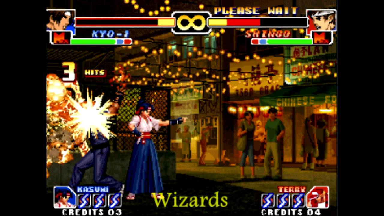 kyo 1 kof 99 combo básico strike Kasumi - YouTube