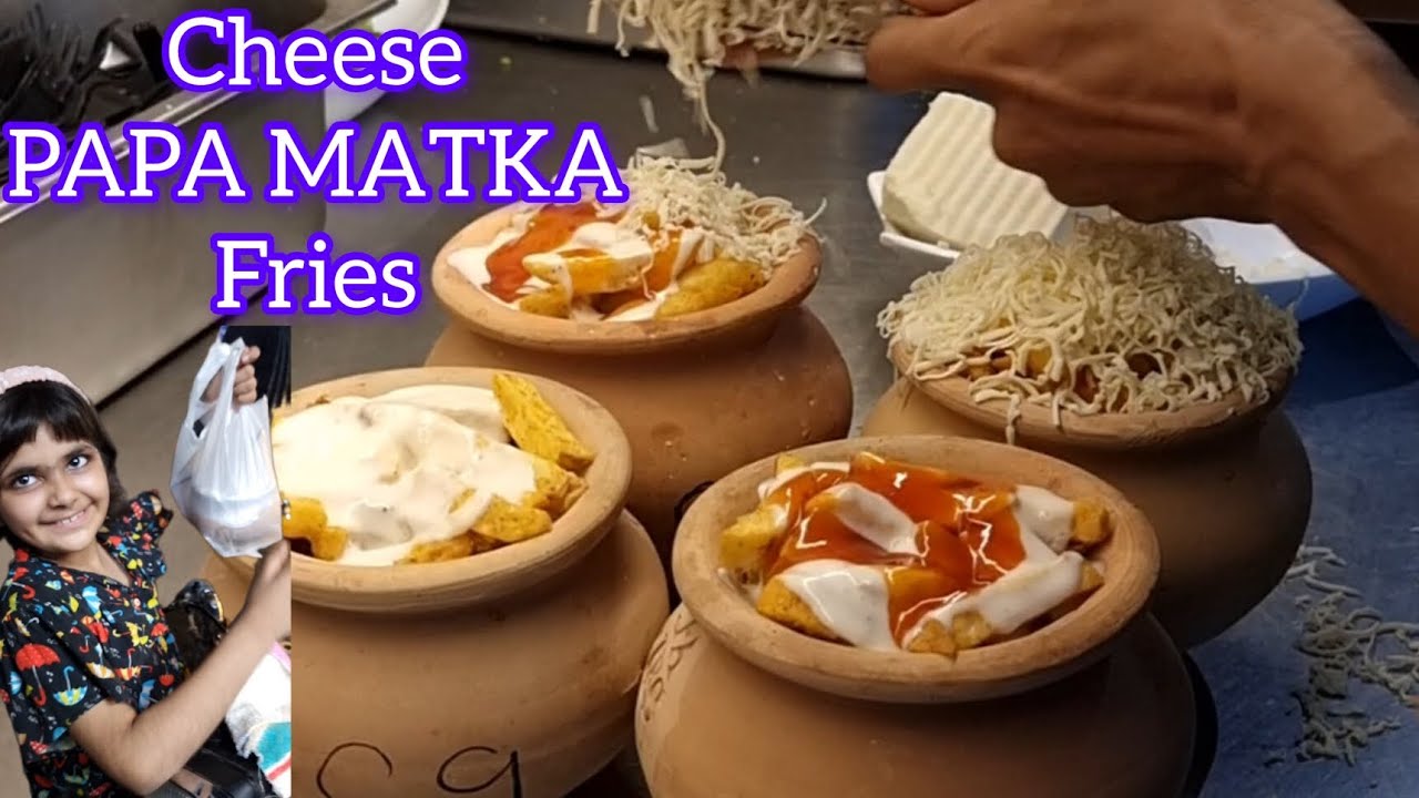 Papa Fries at Hussainabad Food Street, Dive into the Cheesy Matka Fries ...