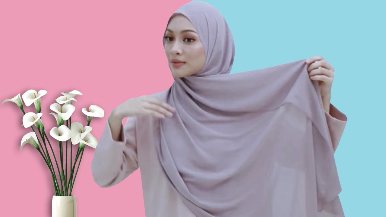 10 GAYA CANTIK SHAWL RAYA TUTORIAL – CARA PAKAI SHAWL TERKINI SIMPLE DAN CANTIK SANGAT - YouTube