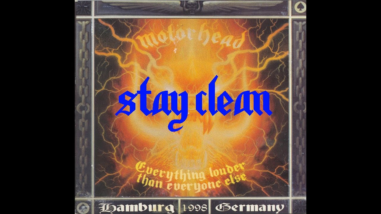 Motörhead - Stay Clean (Live in Hamburg 1998) - YouTube