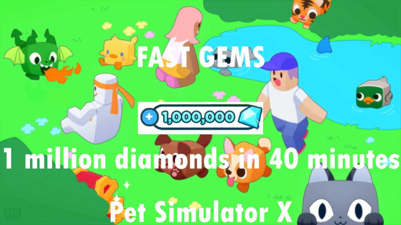 How to quickly farm diamonds in Pet Simulator X is easy (Game pass VIP ...