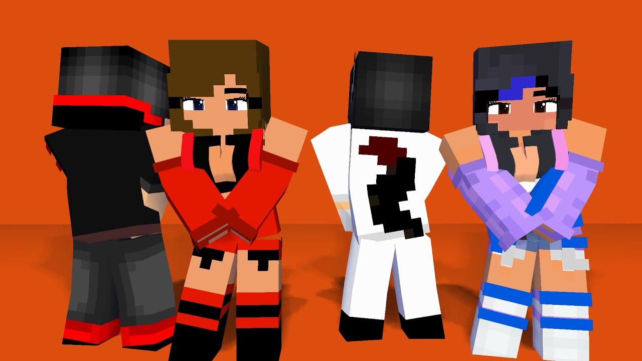 BLOOD POP BAD LIAR MEME APHMAU AND ARON 48 - MINECRAFT ANIMATION # ...