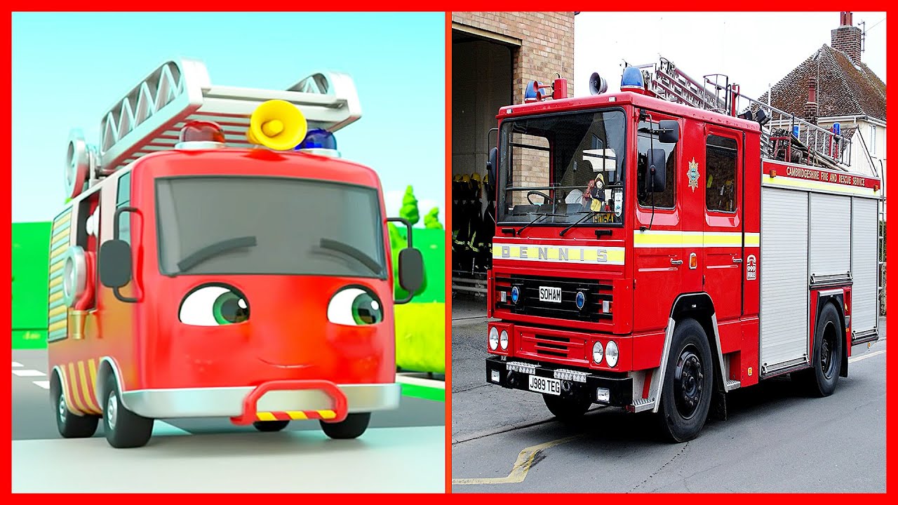 Buster The Bus Characters In Real Life || Cartoon Characters - YouTube