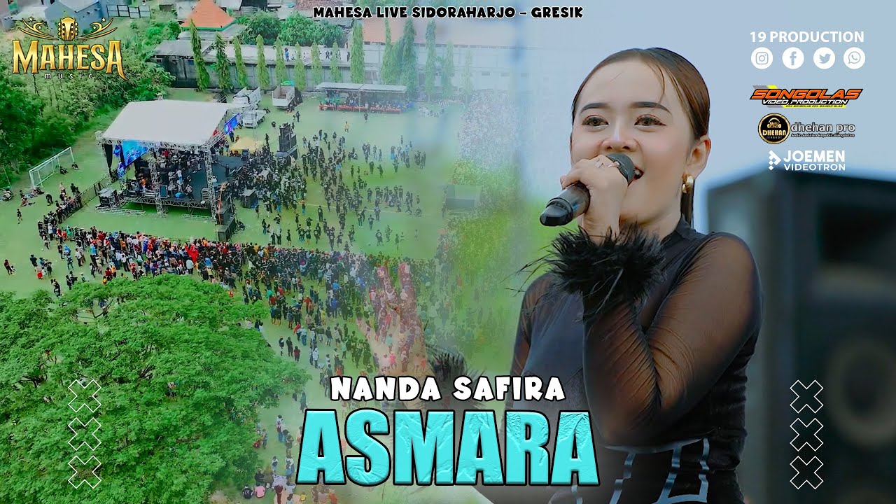Nanda Safira - Asmara I Mahesa music live stadion putra raharja - kedamean