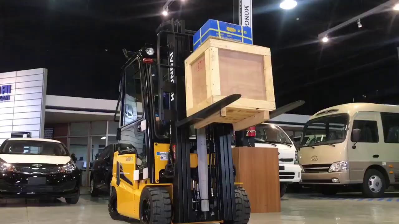 MONTACARGA MARCA "HYUNDAI" MODELO 20B-9 - YouTube