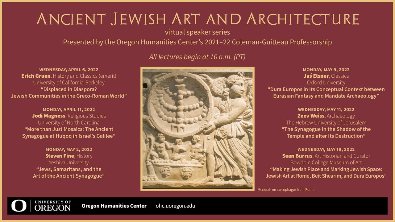 Steven Fine: “Jews, Samaritans, and the Art of the Ancient Synagogue ...