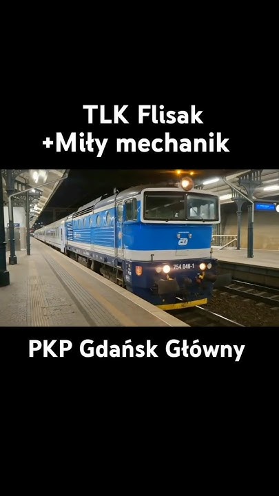 Odjazd "Nurka" z TLK Flisak + miły mechanik #kolej #rp1 #shorts #pkp #pociag - YouTube