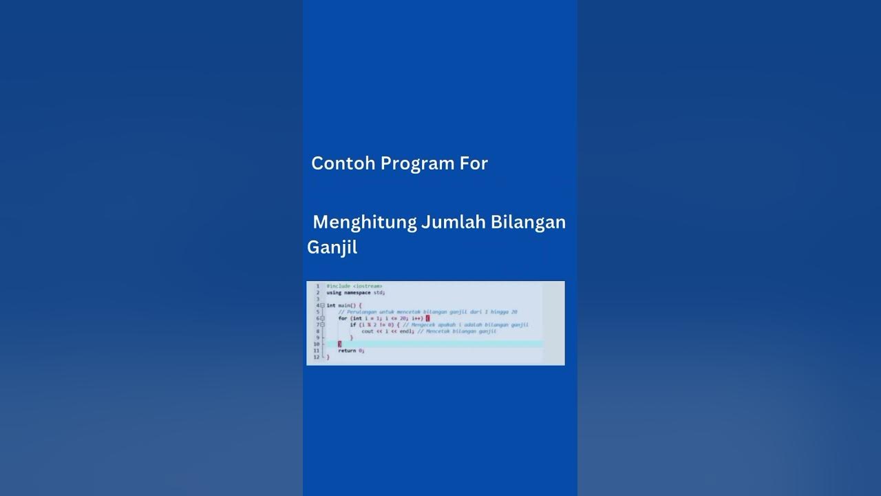 Video ini membahas tentang Switch Case, Pengulangan For dan While - YouTube