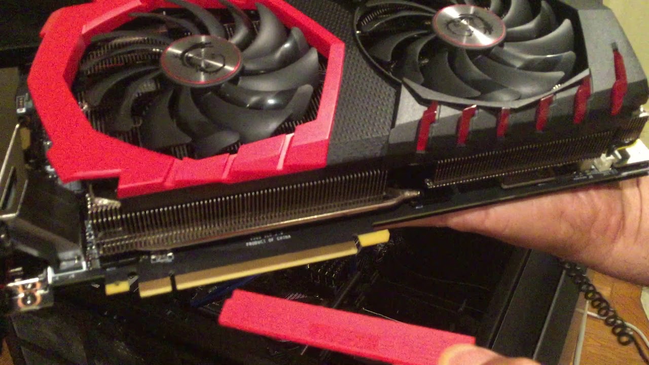 How To Install 1080Ti Graphics Card - YouTube