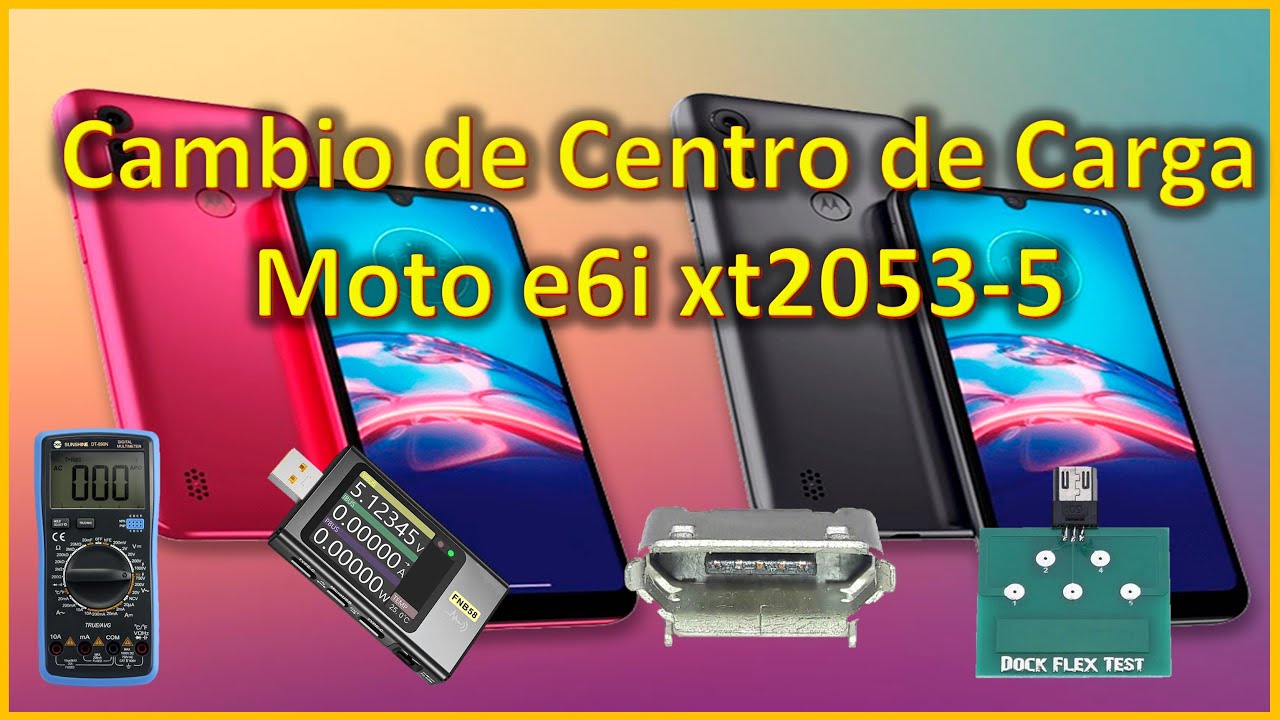 Cambio de centro de carga moto e6i xt2053-5 - YouTube