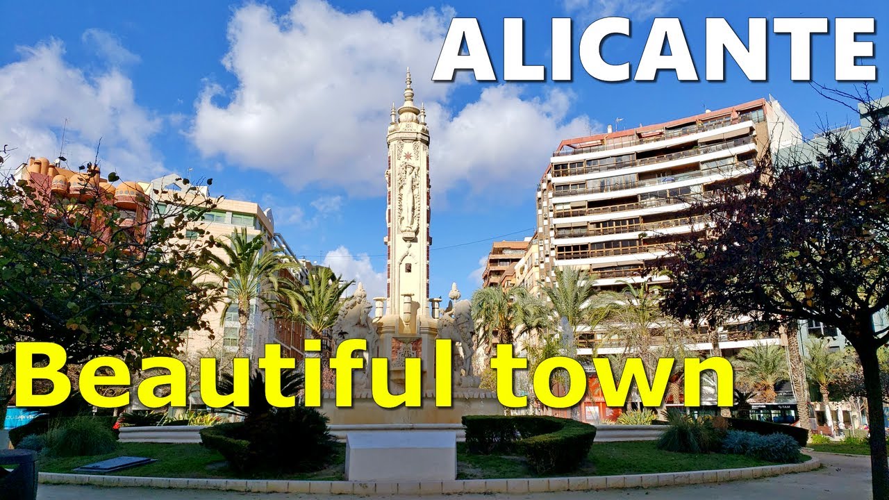 SPAIN: ALICANTE (Alacant). The beautiful town of Costa Blanca. - YouTube