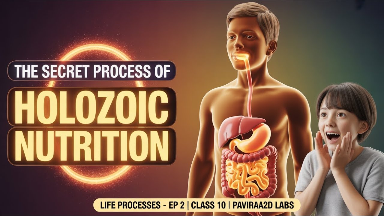 The Secret Process of Holozoic Nutrition🔥| Life Processes - Ep 2 ...