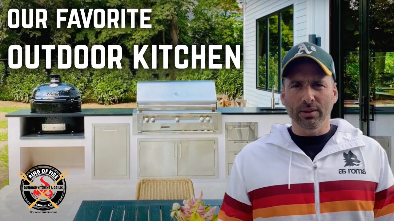 Our Favorite Outdoor Kitchen - YouTube