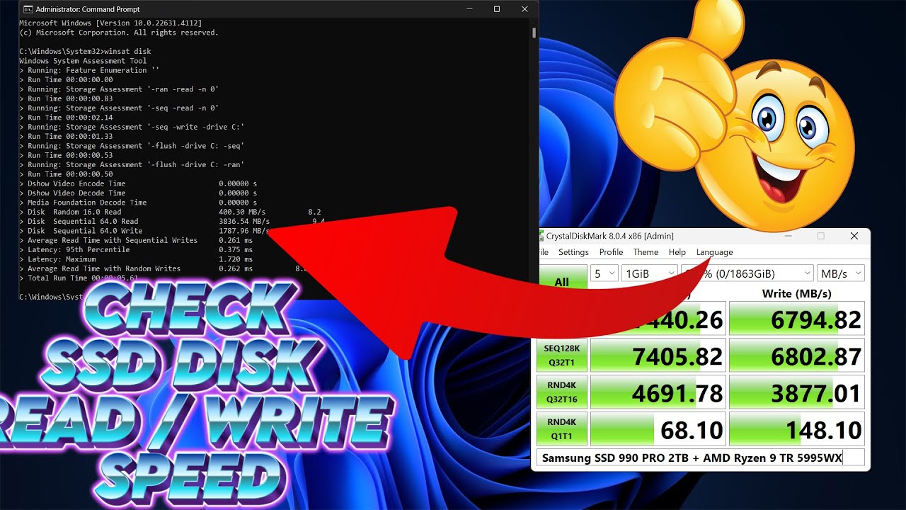 How to Test Your SSD's Speed on Windows 11: Easy Steps - YouTube