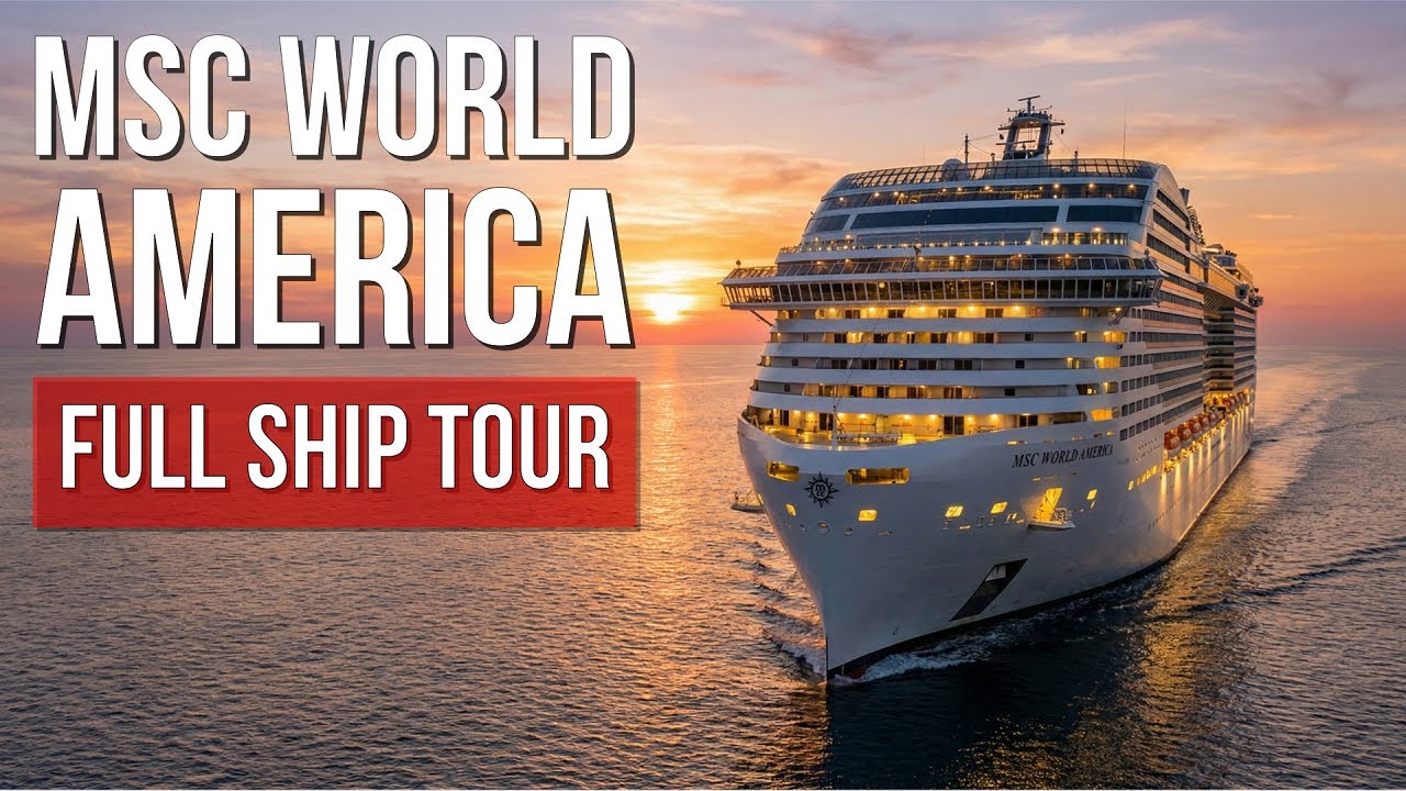 Inside MSC World America - Complete Cruise Ship Tour - YouTube