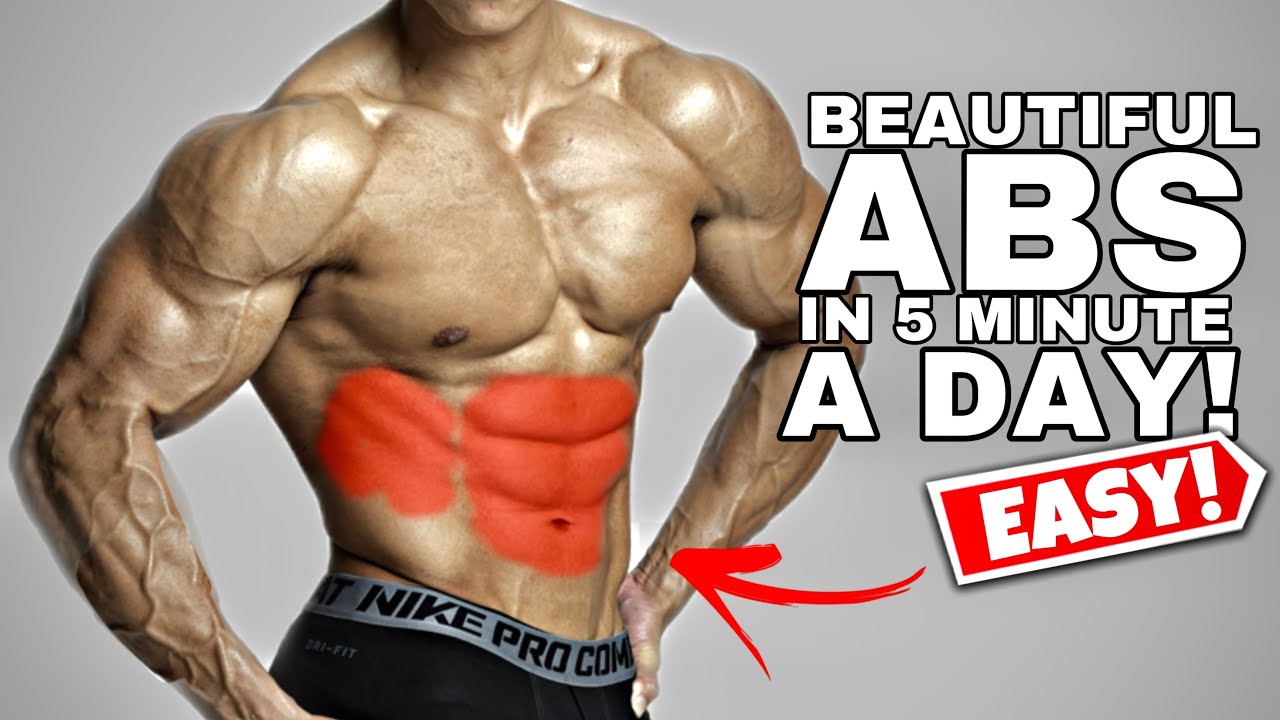 Make Your Abs Beautiful ( AT HOME WORKOUT ) - YouTube