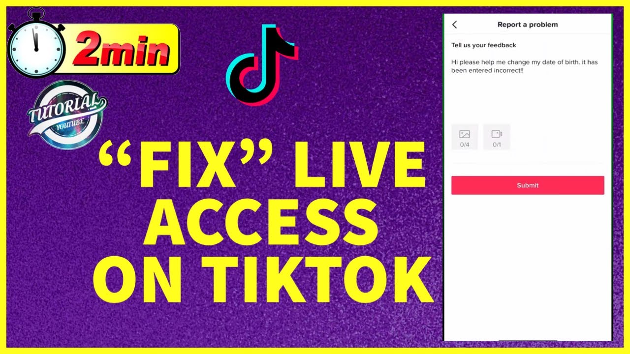 How to Fix Live Access on TikTok | Tiktok Live Issue Solved - YouTube