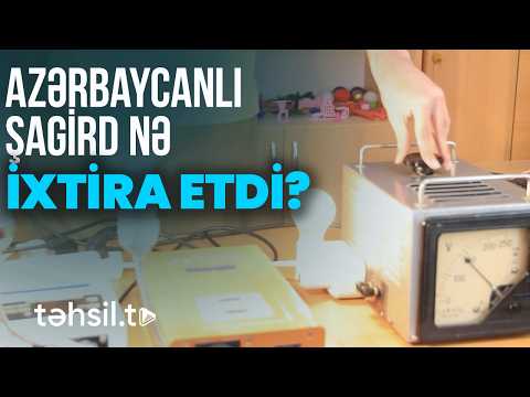 Azərbaycanlı məktəbli Ayxan Xəlilovdan ixtira: Yeni elektrik tənzimləyicisi hazırlandı