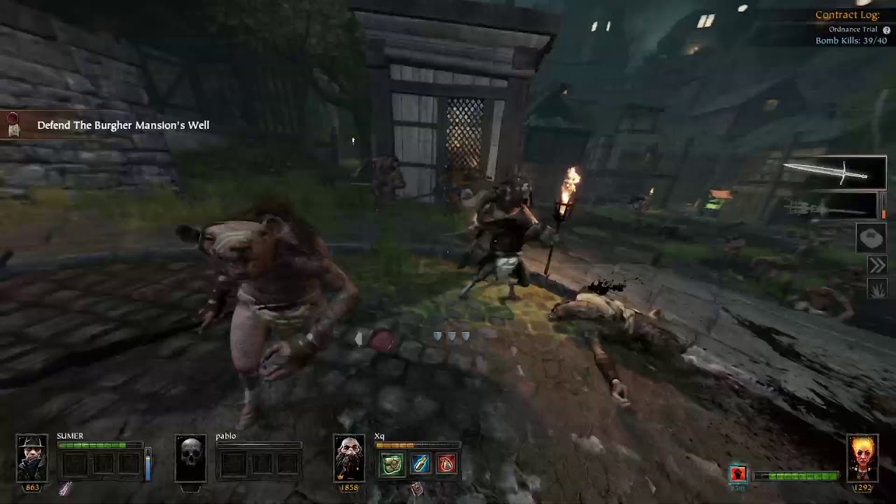 Vermintide - Well Watch Cataclysm (Sienna Sword / Bolt Staff) - YouTube