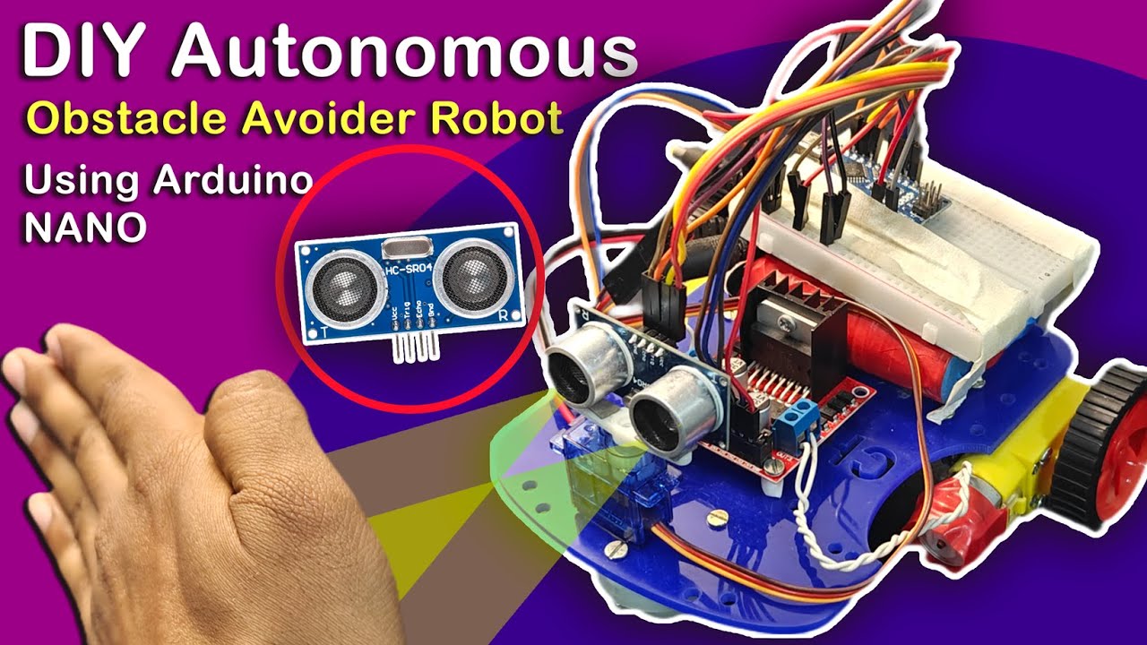 How I Made DIY Autonomous Obstacle Avoider Robot Car At Home by WTC ...