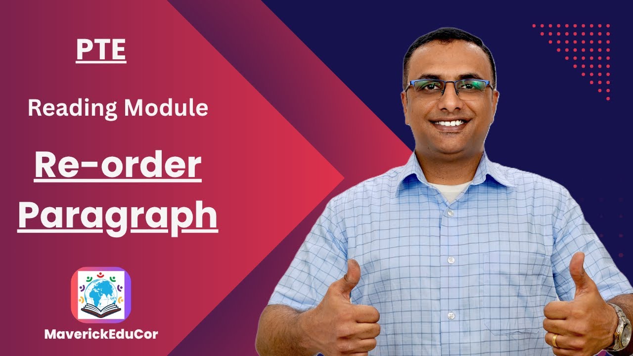 Simple Tricks to Instantly Improve Your PTE Re-order Paragraphs - YouTube