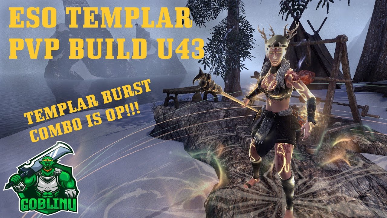ESO Meta Templar PvP Burst Build U43/44 l Huge Combo DMG Nukes Players ...