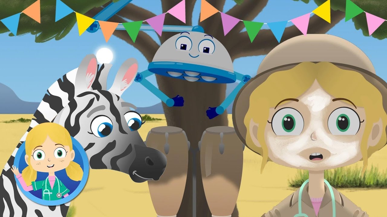 Learn to wear sunscreen with the Zebra | Doctor Poppy on Safari ...