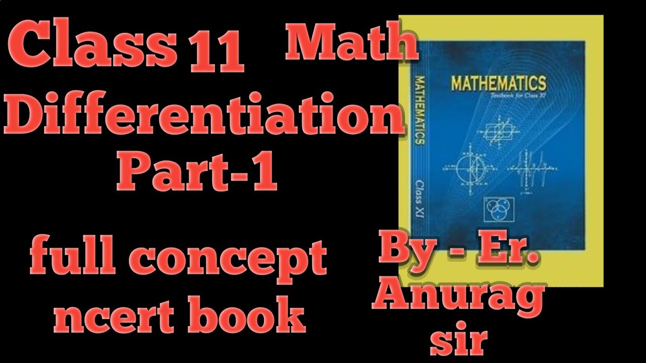 class 11th math book differentiation Part-1 Easy language - YouTube