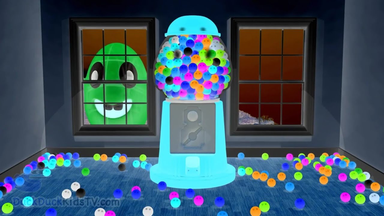 NEW Gumball Machine 3D For Children To Learn Colors Kids Balls Surprise ...