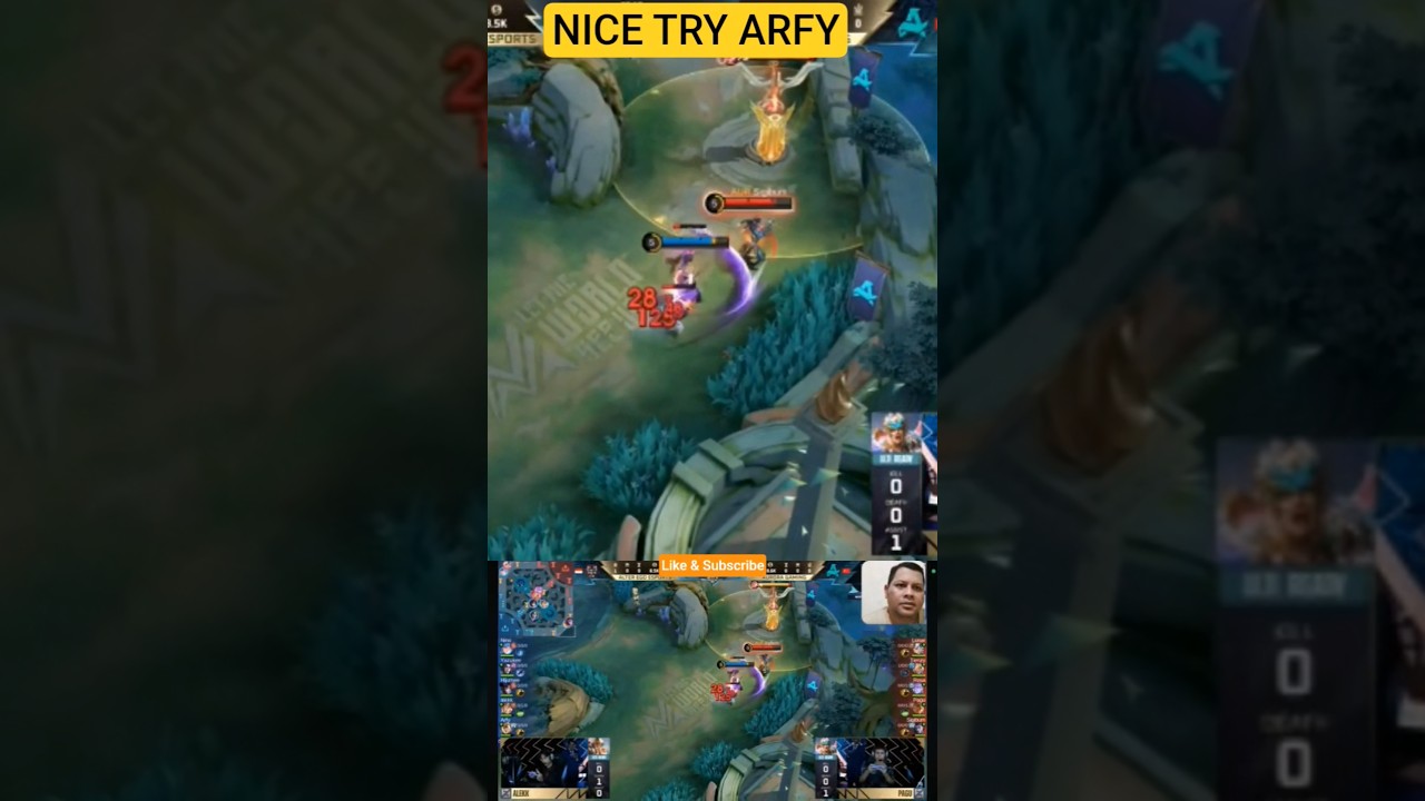 NICE TRY ARFY‼️ALTER EGO VS AURORA GAMING TURKEY ‼️#mlbbm7#mlbb#shorts# ...