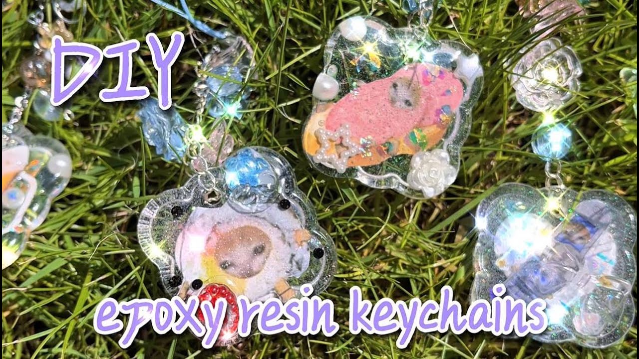 DIY Epoxy Resin Keychains (Beginner-Friendly tutorial) - YouTube