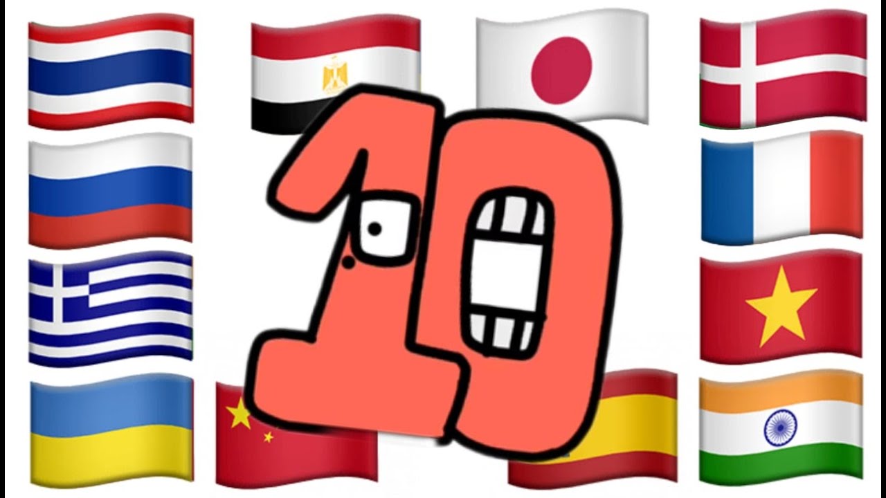Number 1, 2, 3... in different languages meme - YouTube
