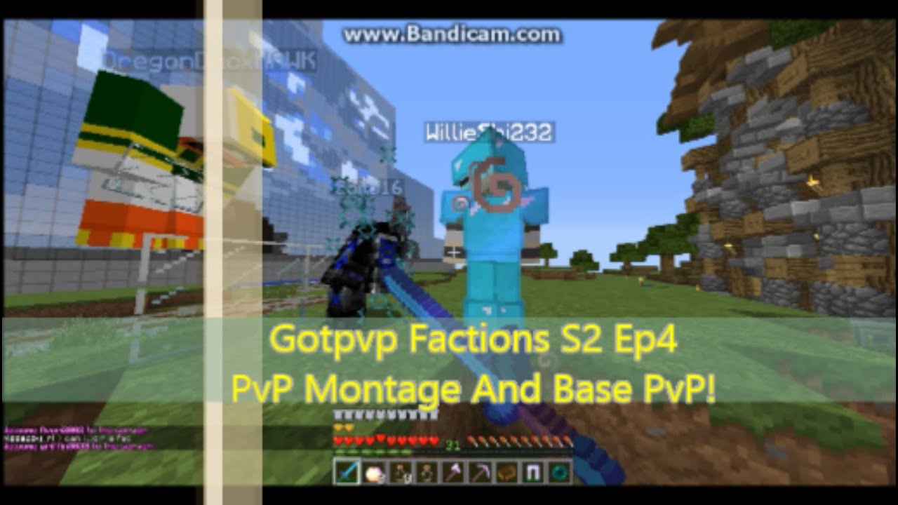 Gotpvp Factions S2 Ep4- PvP Montage & Base Defense! - YouTube