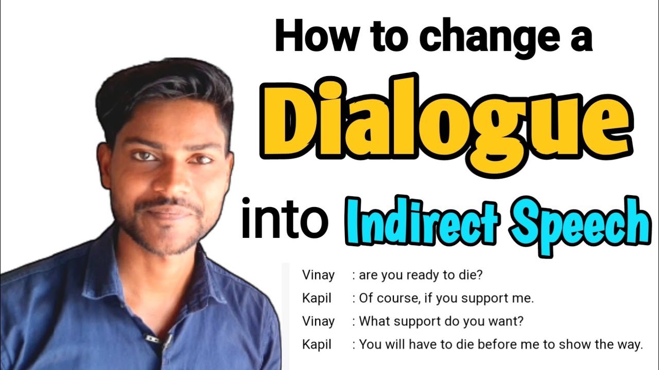 Dialogue Direct and Indirect Narration | For Competitive Exams - YouTube
