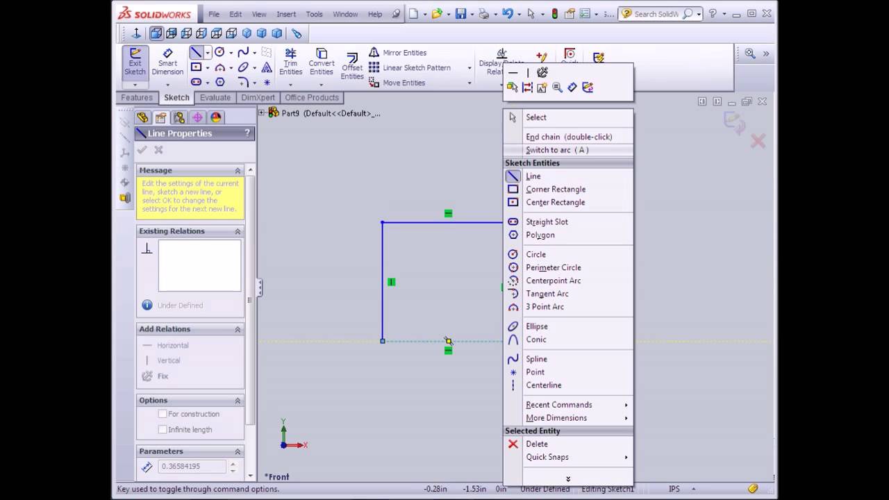 SolidWorks tutorial Mirror - YouTube