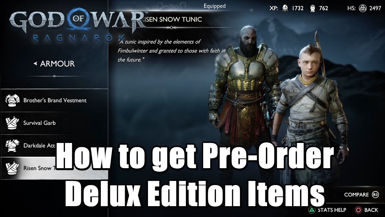 How to get Darkdale and Risen Snow Armour Sets in God Of War Ragnarok ...